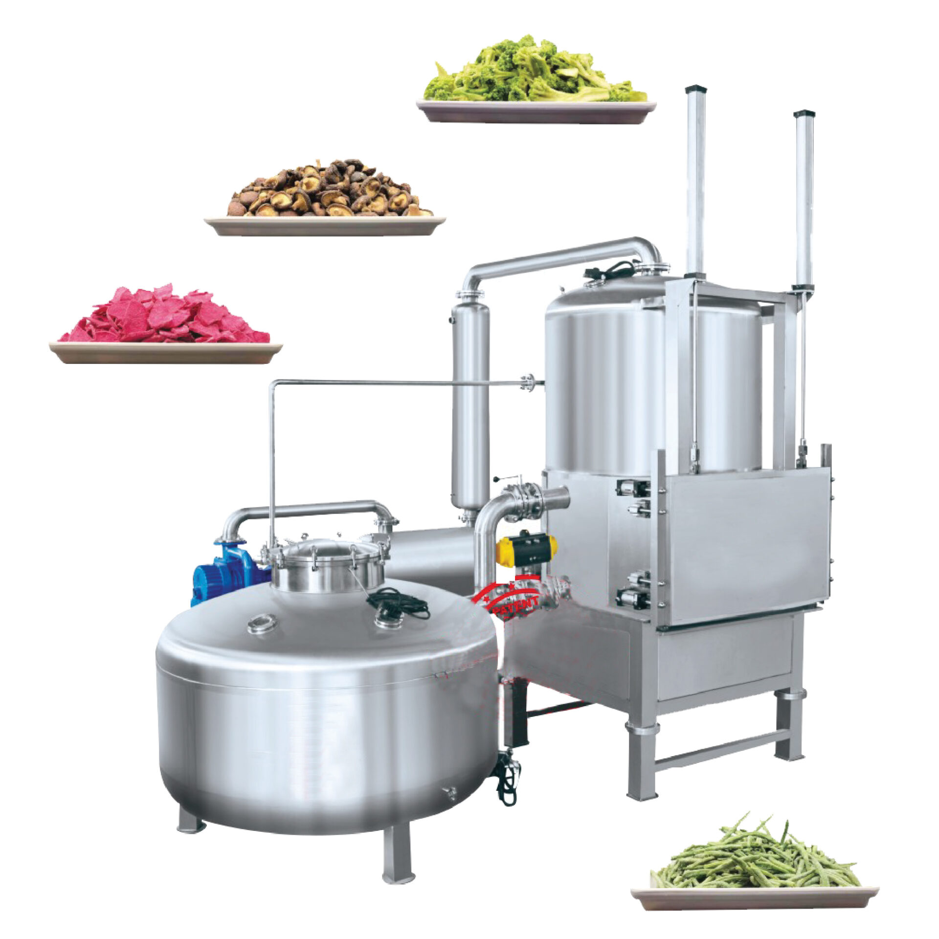 Vacuum Low Temperature Frying (Dehydration) Machine - MASEMA - dot B