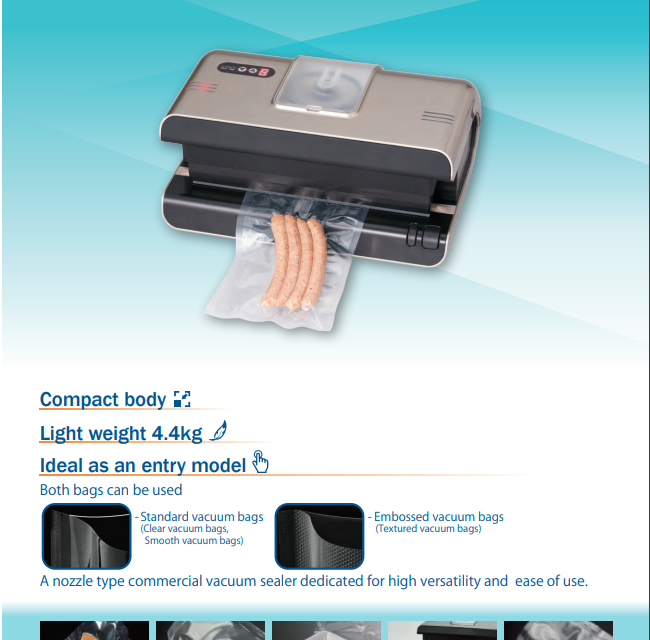 Highly versatile model Two-in-one automatic vacuum sealer ASV-320D - dot B