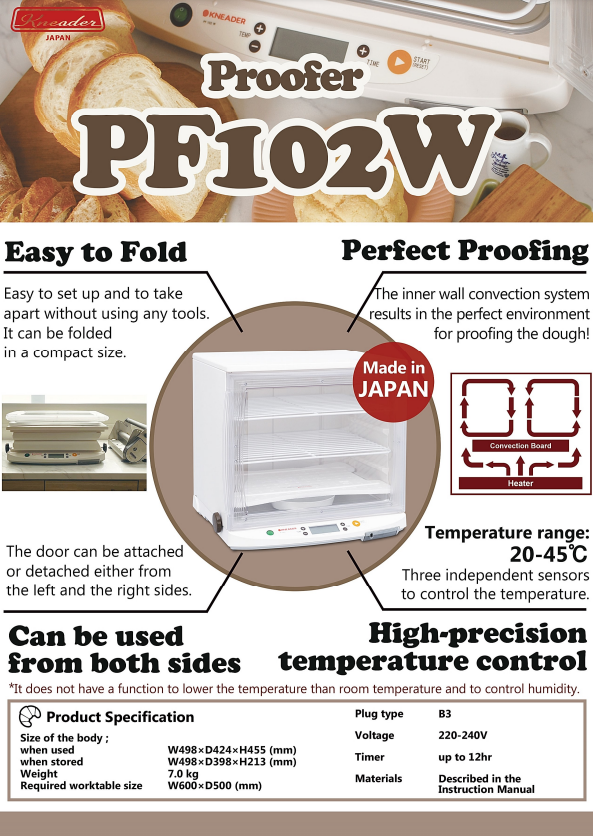 Proofer PF102W Catalog - dot B
