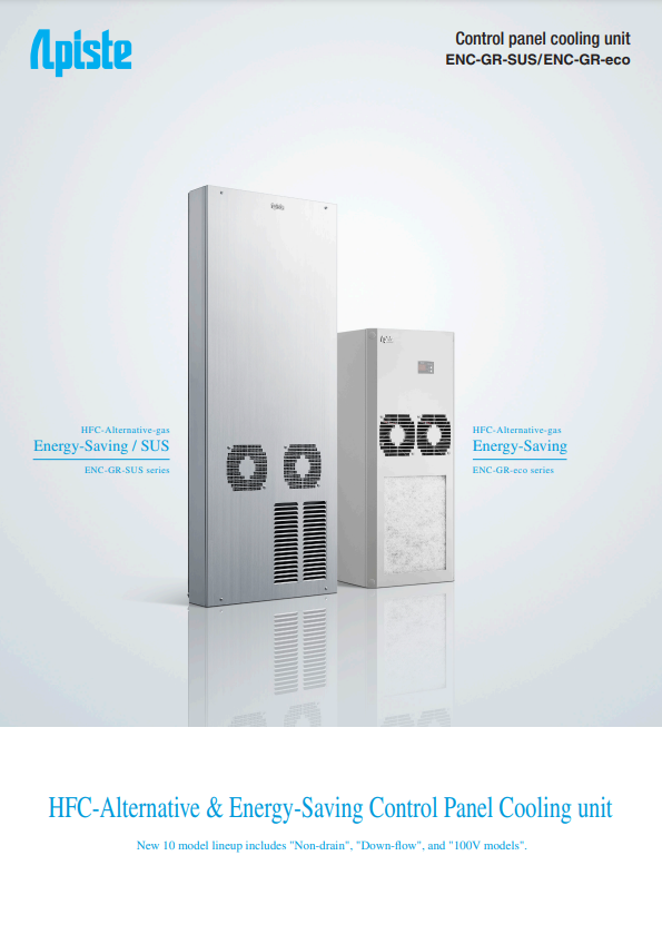 Control panel cooling unit : HFC Alternative gas & Energy saving models ENC-GR-eco series ...