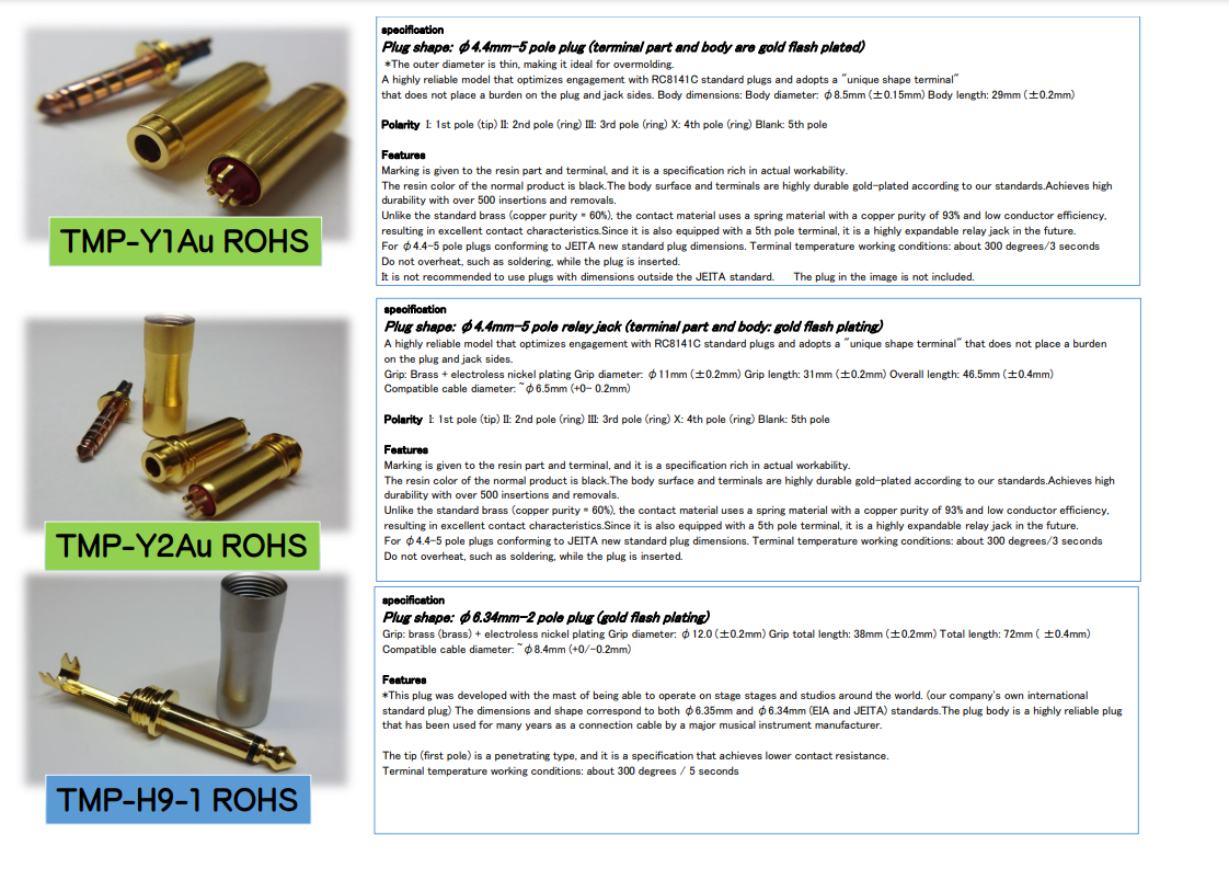 Standard Copper-plug4 - dot B