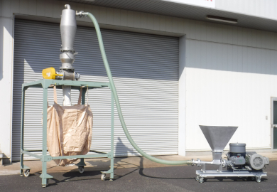 Ejector type portable Pneumatic Conveyor - FLUID ENGINEERING CO. LTD ...