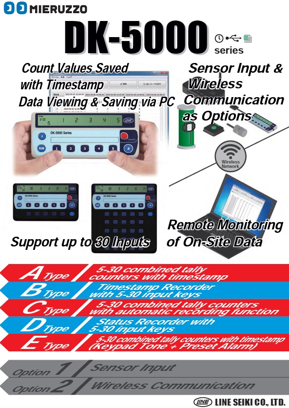 LINE SEIKI DK-5000 Series M16 Series Catalog - dot B