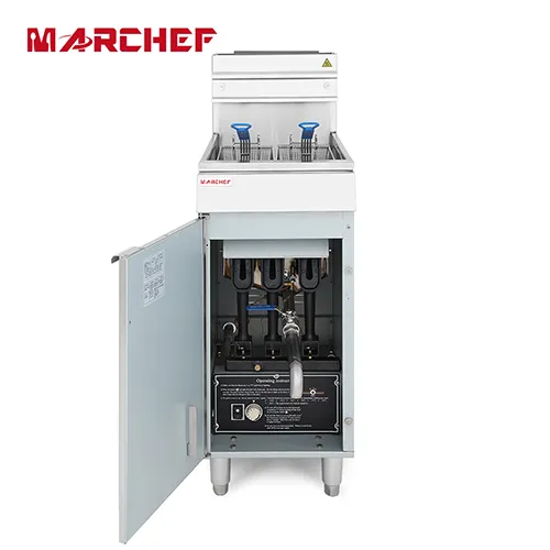 MARCHEF standing 28L gas fryer for commercial kitchen equipment GF-3F ...