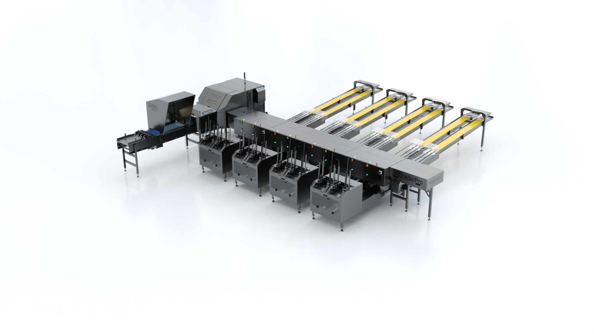 egg sorting machine - GraderPro 110 - SANOVO TECHNOLOGY GROUP - dot B