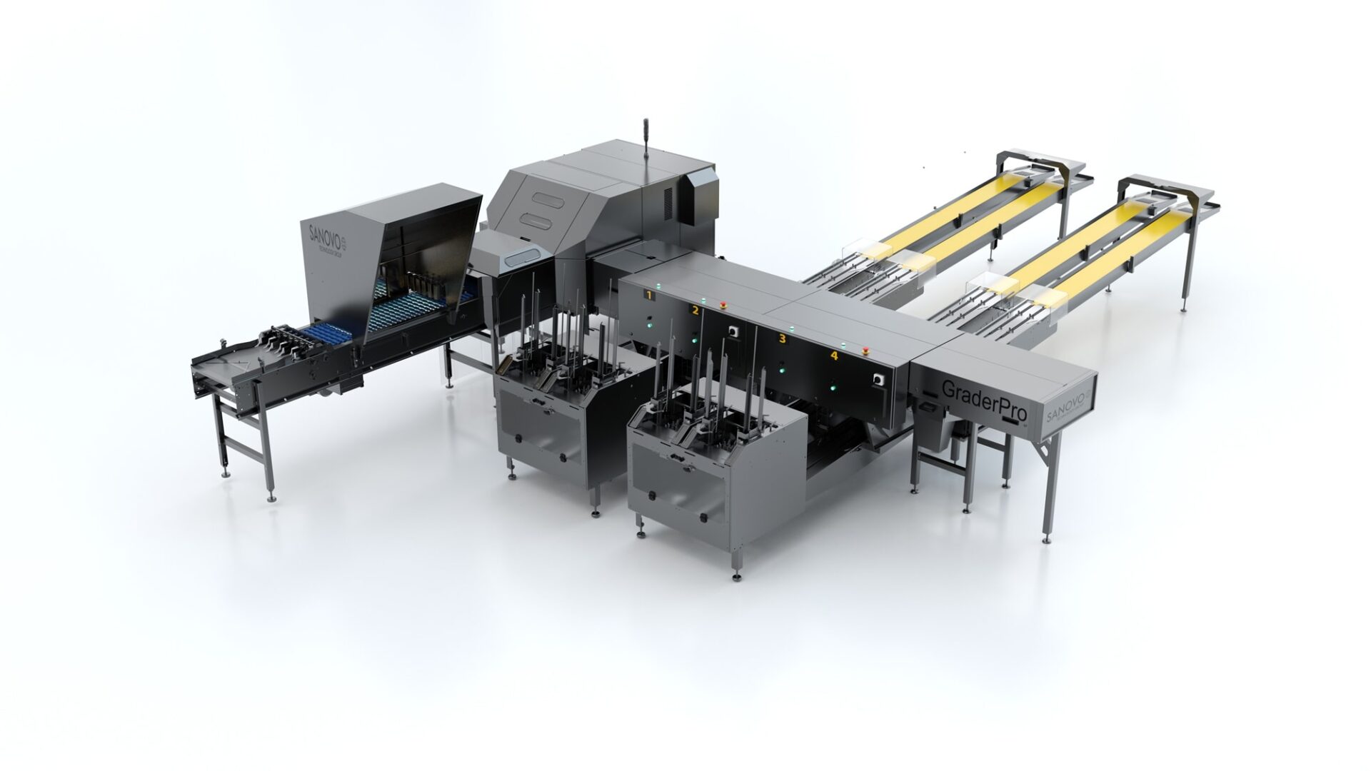 egg sorting machine - GraderPro 75 - SANOVO TECHNOLOGY GROUP - dot B