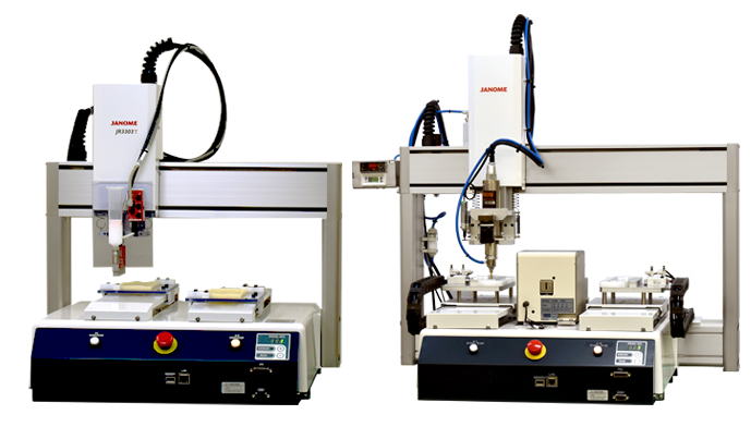Desktop Robot JR3000 Series Twin Table Robot - JANOME Corporation. - dot B