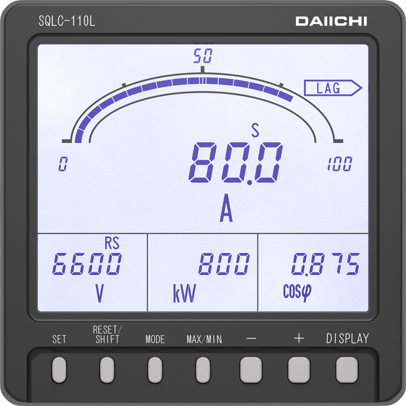 Power Line Super Multi Meter SQLC-110L - Daiichi Electronics Co. Ltd. - dot B