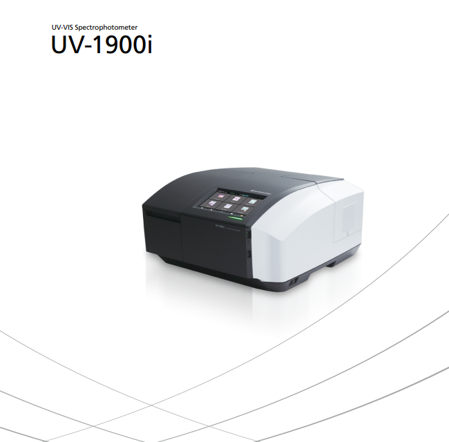 UV-VIS Spectrophotometer UV-1900i Catalog - dot B