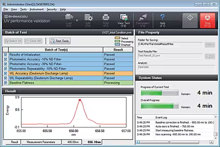 UV-VIS Spectrophotometer UV-1900i - SHIMADZU CORPORATION - dot B