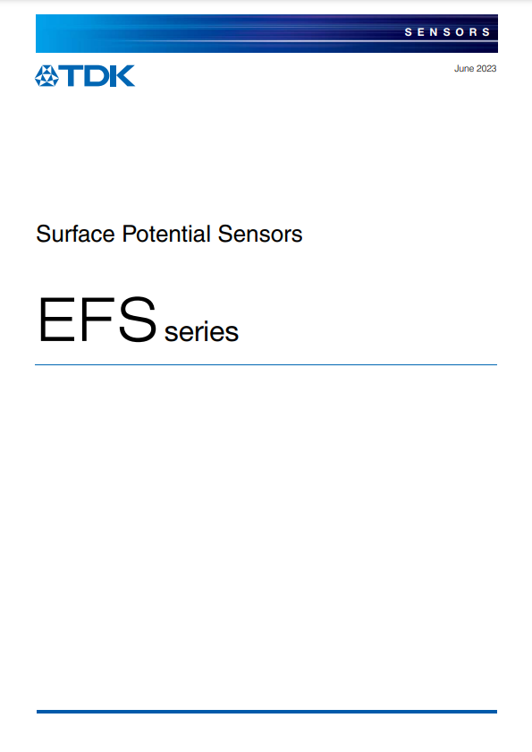 Surface Potential Sensors EFS Series Catalog - dot B