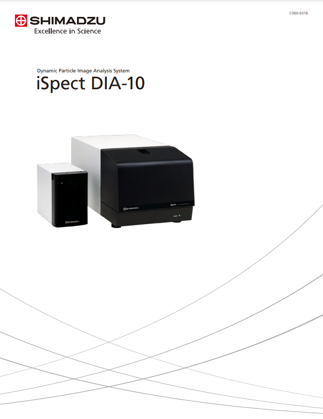 Dynamic Particle Image Analysis System iSpect DIA-10 Catalog - dot B