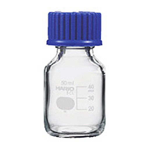 Glass bottle with screw cap（clear） - HARIO SCIENCE CO. LTD. - dot B