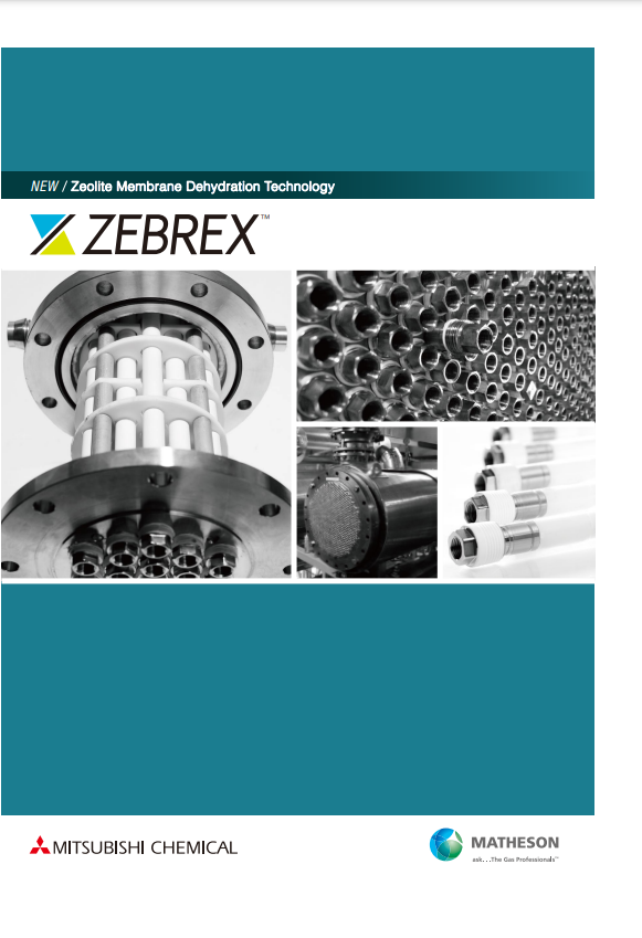 Zeolite Membrane Dehydration Technology ZEBREX™ - dot B
